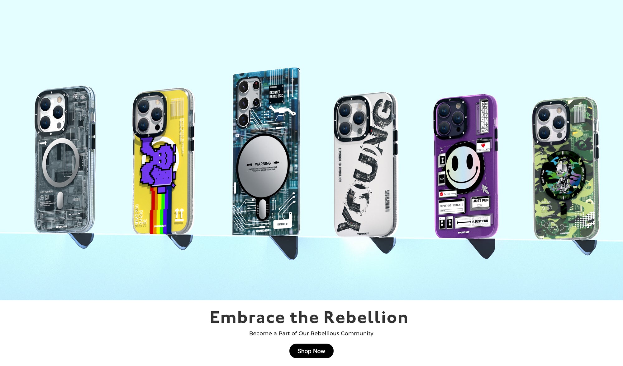 Just Fun!Give the Ultimate Protection with YOUNGKIT Case! – Youngkit