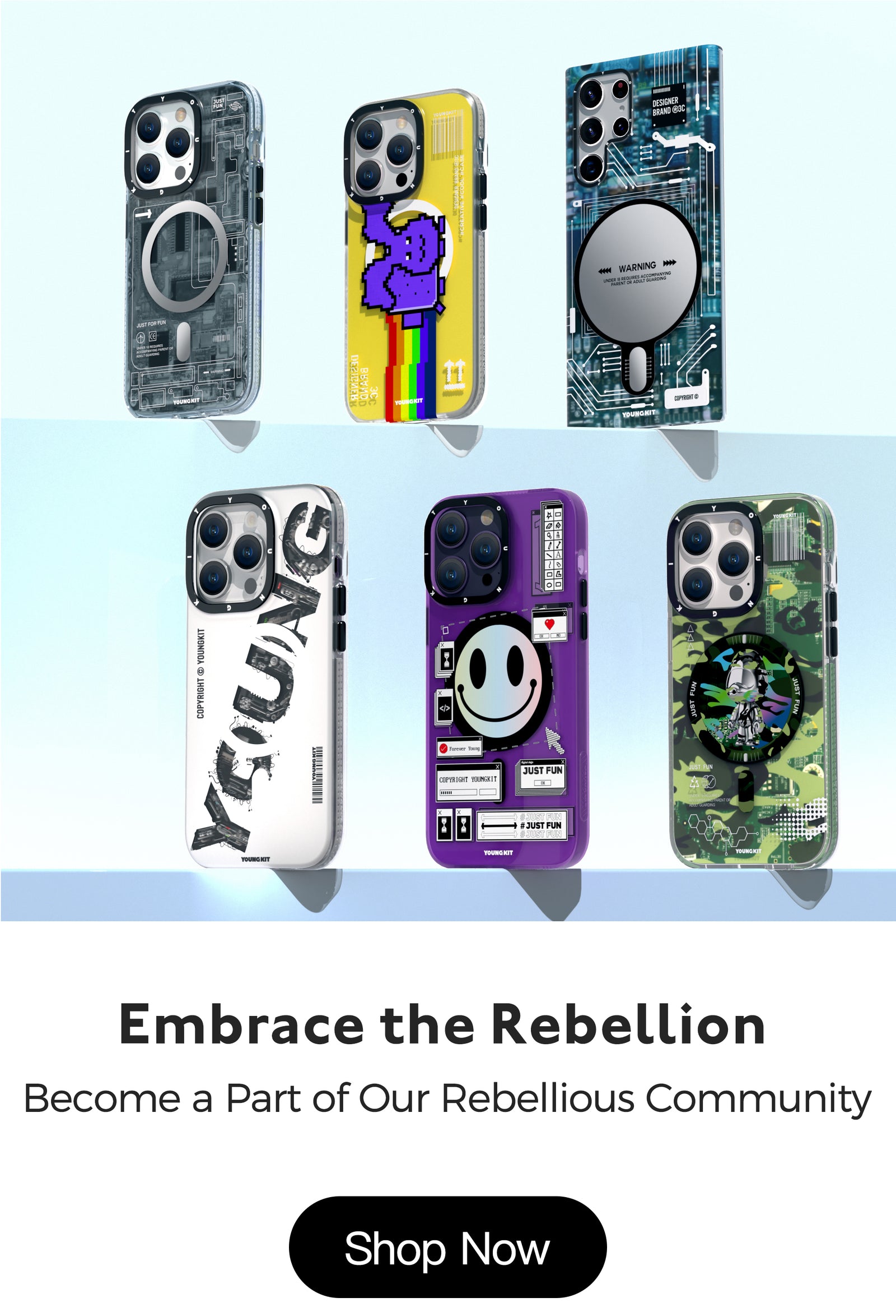 Just Fun!Give the Ultimate Protection with YOUNGKIT Case! – Youngkit